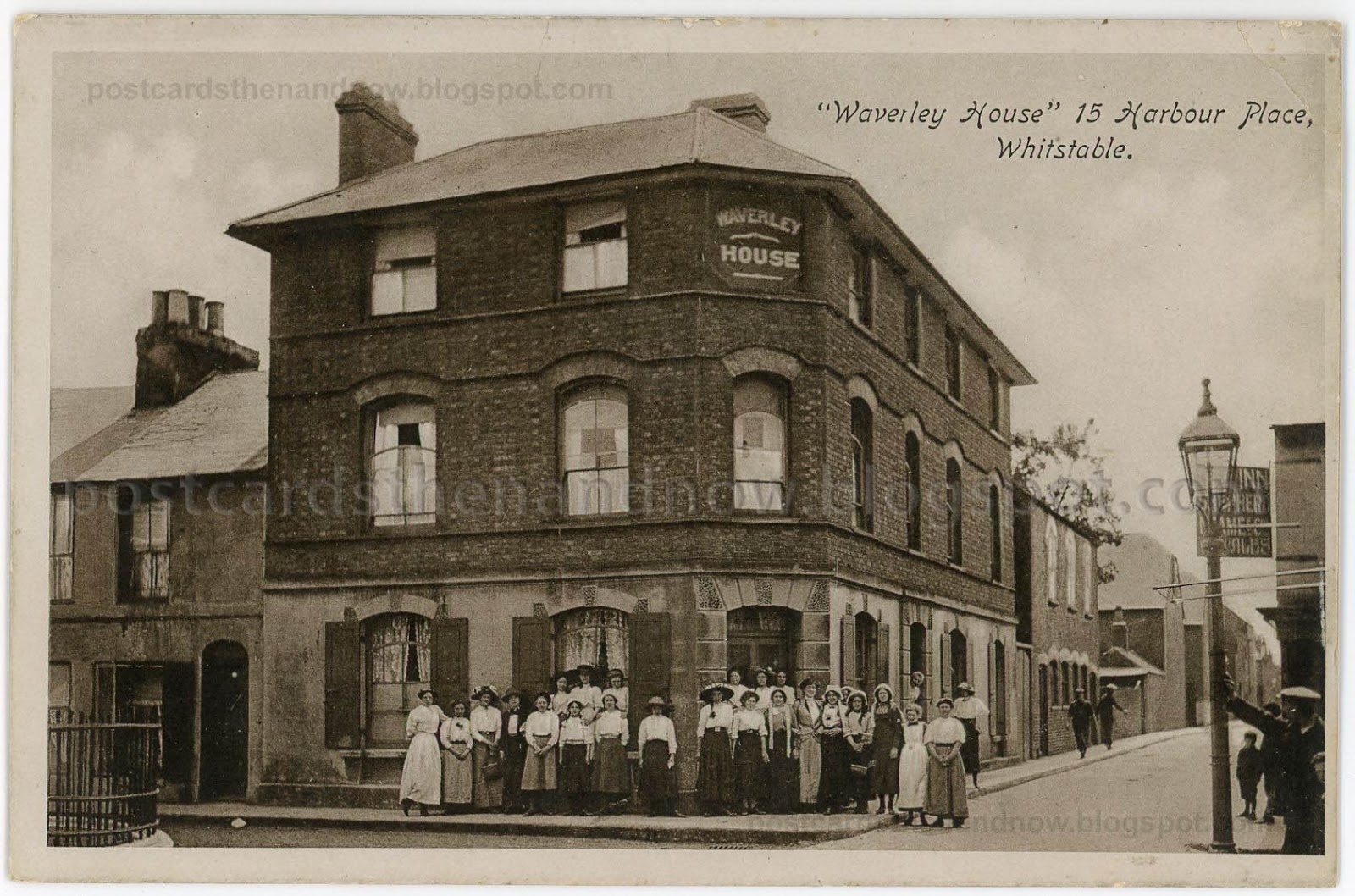 Postcards Then and Now: Whitstable, Kent, Harbour Place, c1910