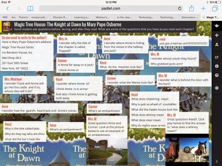 Digital Meanderings: Padlet Boards and Guided Reading- Easy Peasy