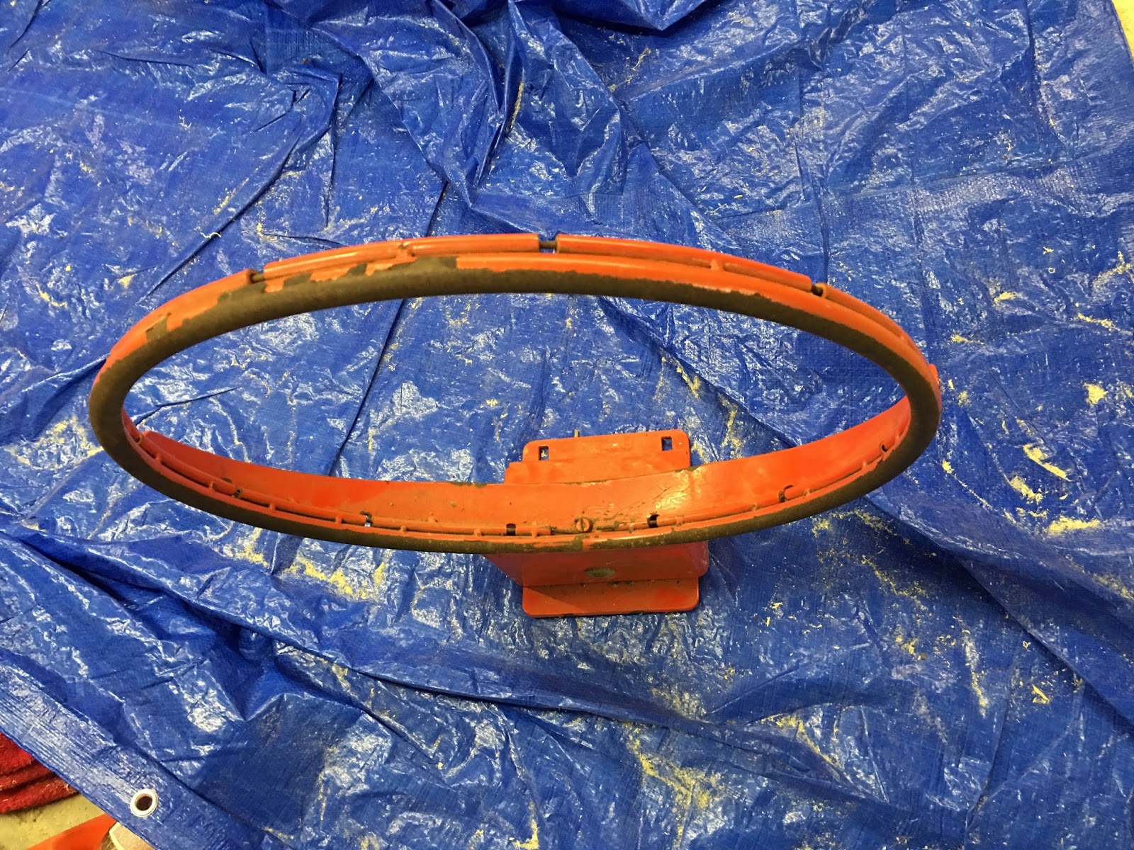 DIY Man Cave Basketball Goal Side Table | The Roots of Home