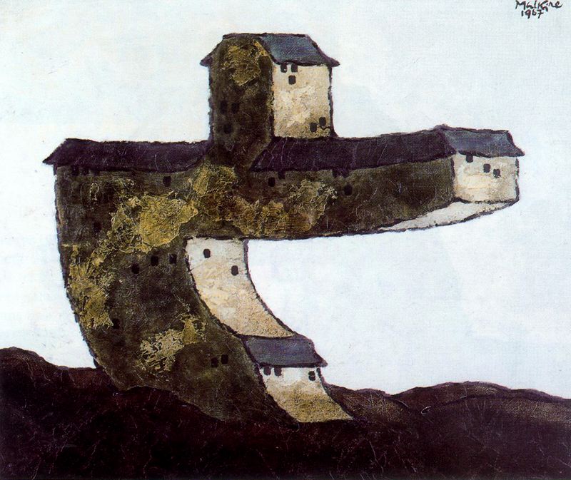 Painting of Georges Malkine artist, Georges Malkine paintings