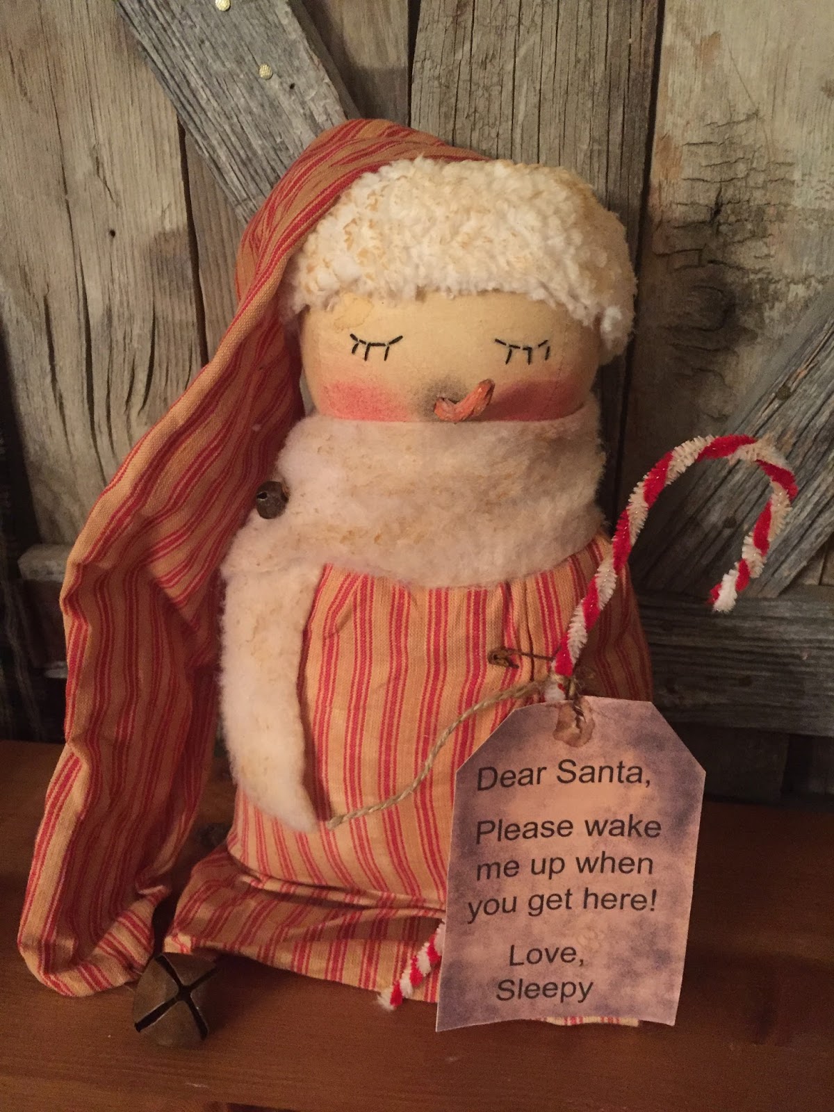 Cozy Creek VIntage Primitives: Waiting For Santa! handmade Primitive ...