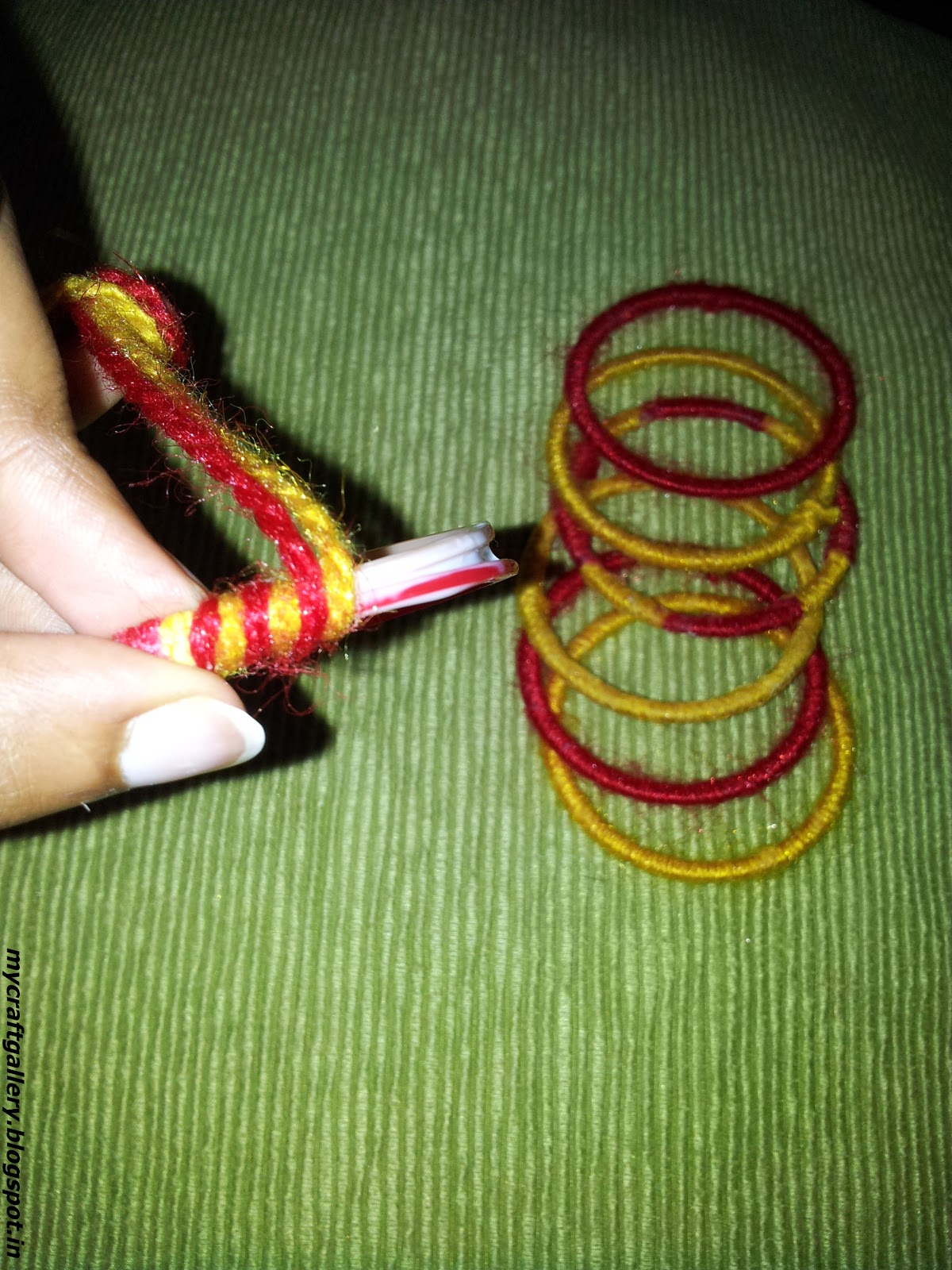 MY CRAFT GALLERY: DIY- BANGLES