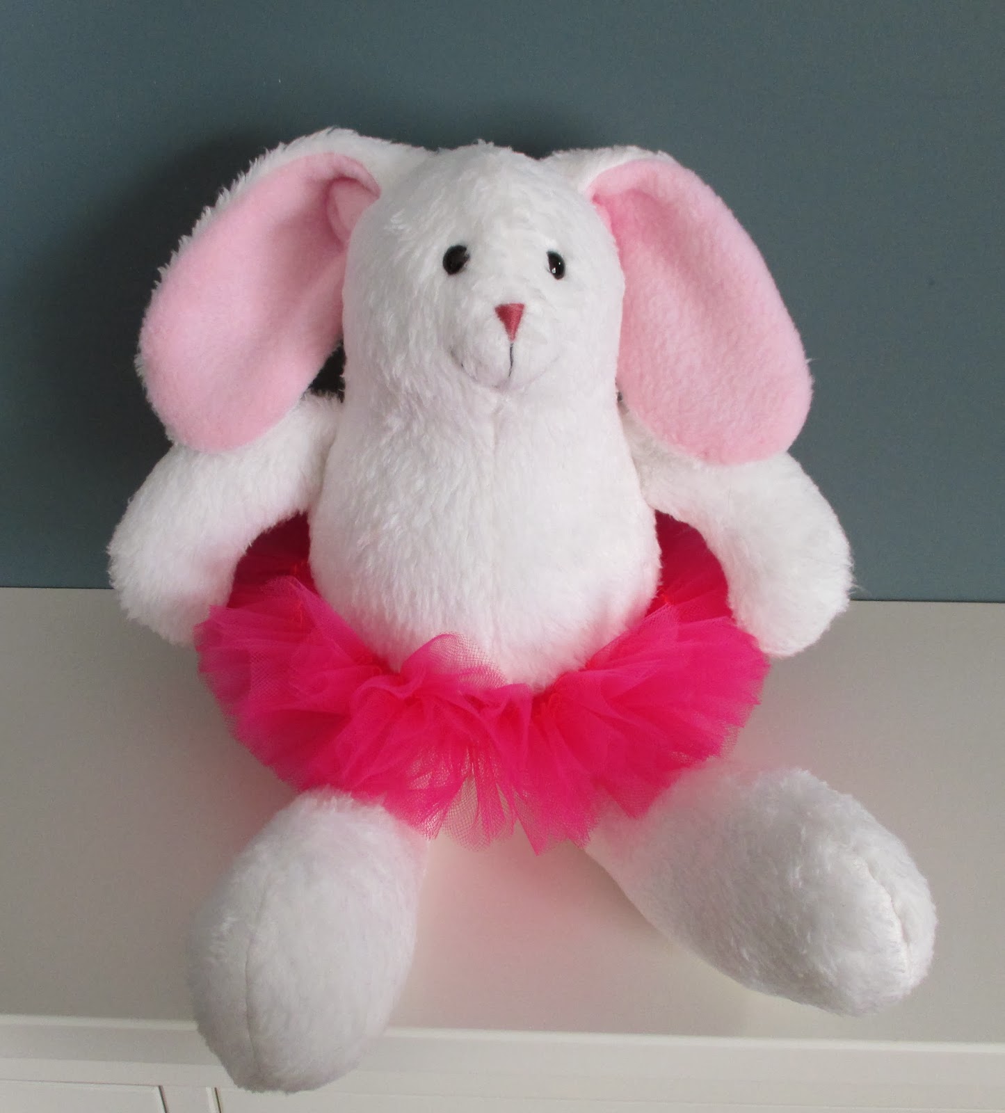 Fleece Menagerie: Bunny With a Tutu (SOLD)