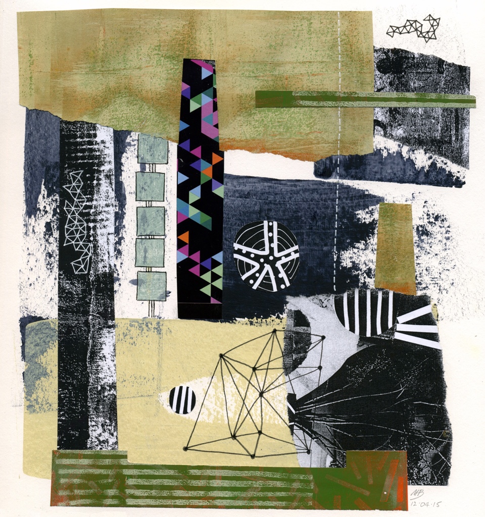 Michèle Brown Artist - The Old Cells Studio: 2D 3D, Spotty Beans - two ...