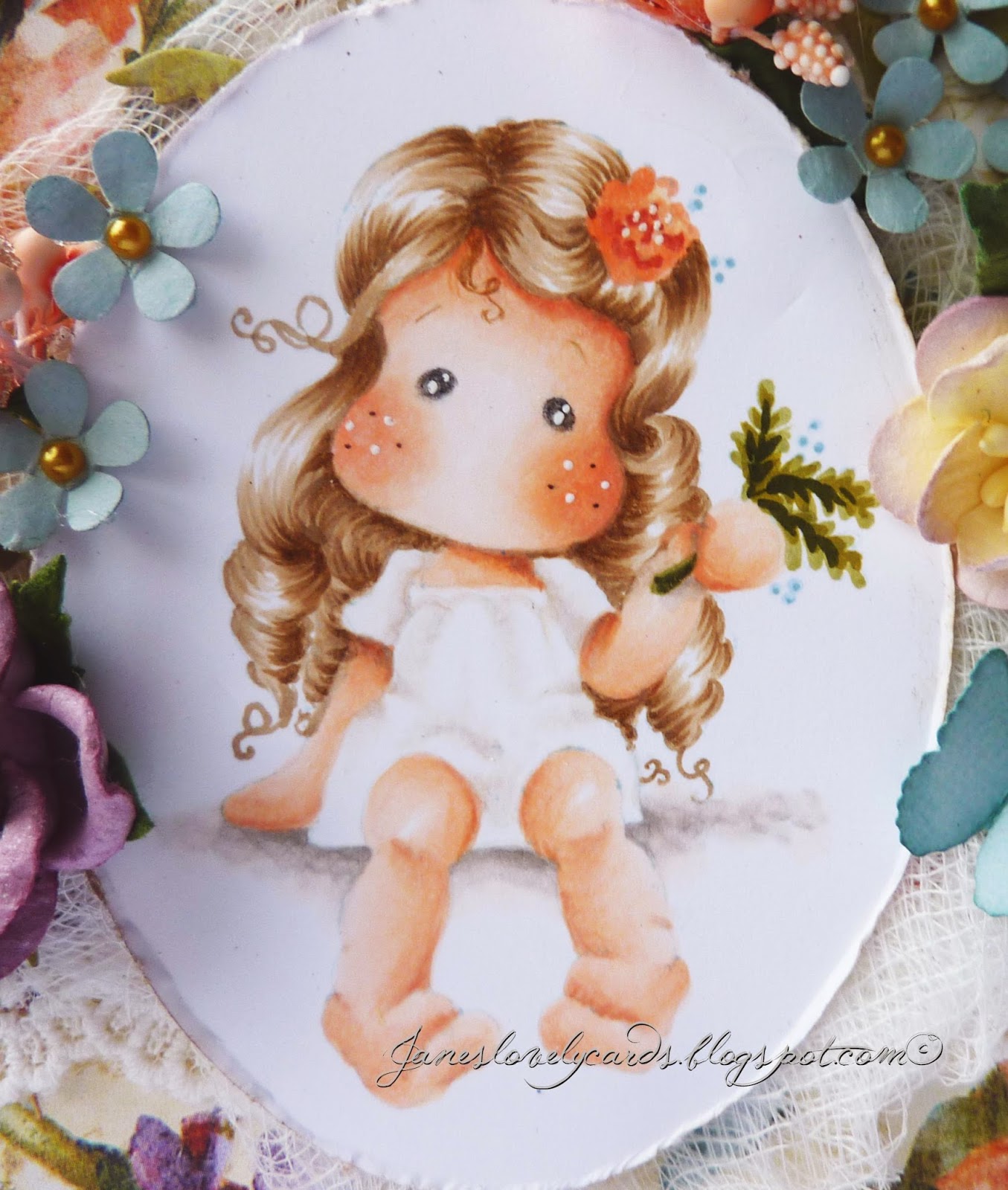 Jane's Lovely Cards : Magnolia-licious Challenge DT - Flowery Cards