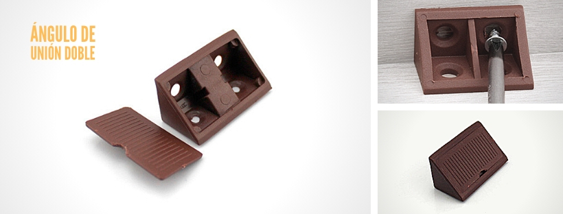 ¿Cómo instalar ángulos de plástico ó escuadras de metal?