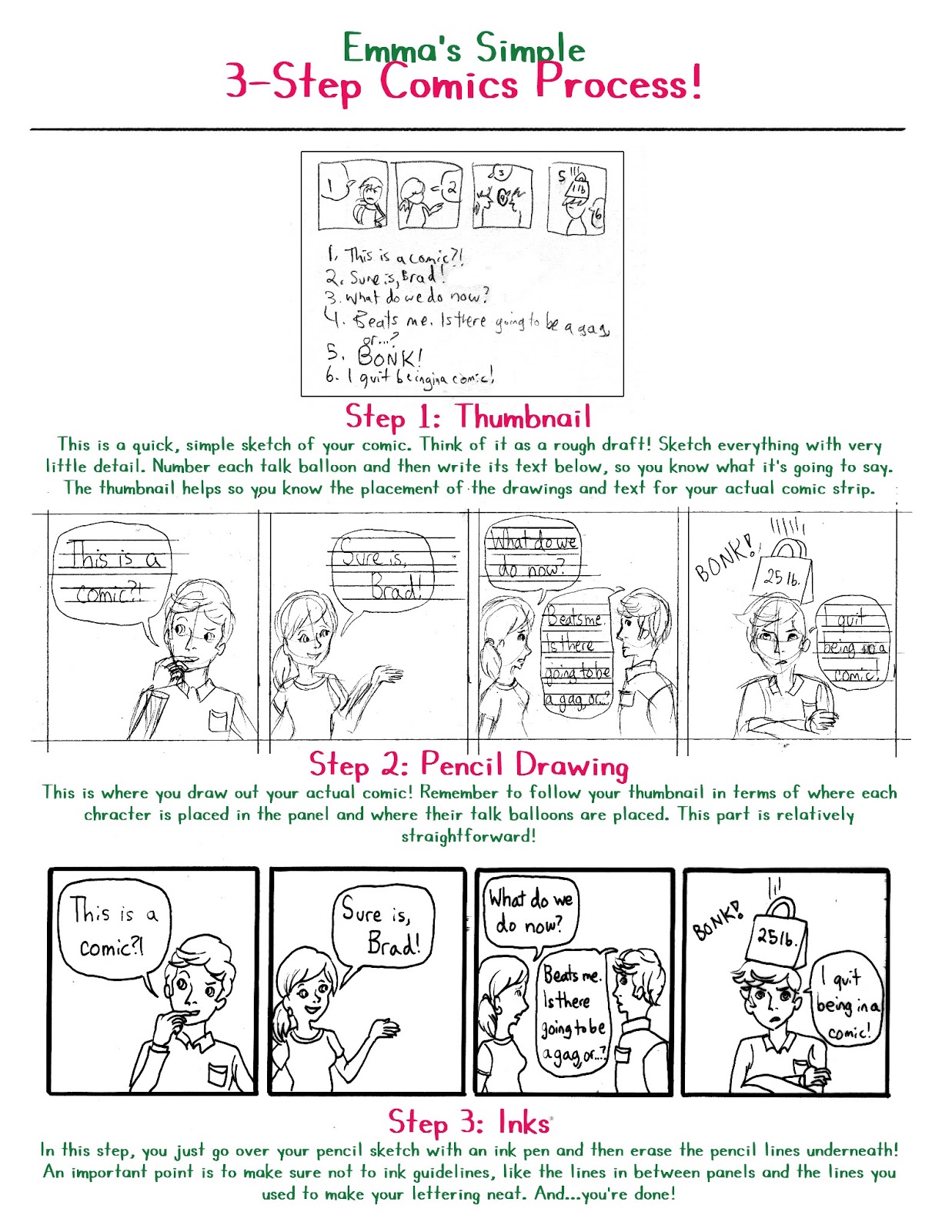 Comic Book Art Process at William Deas blog