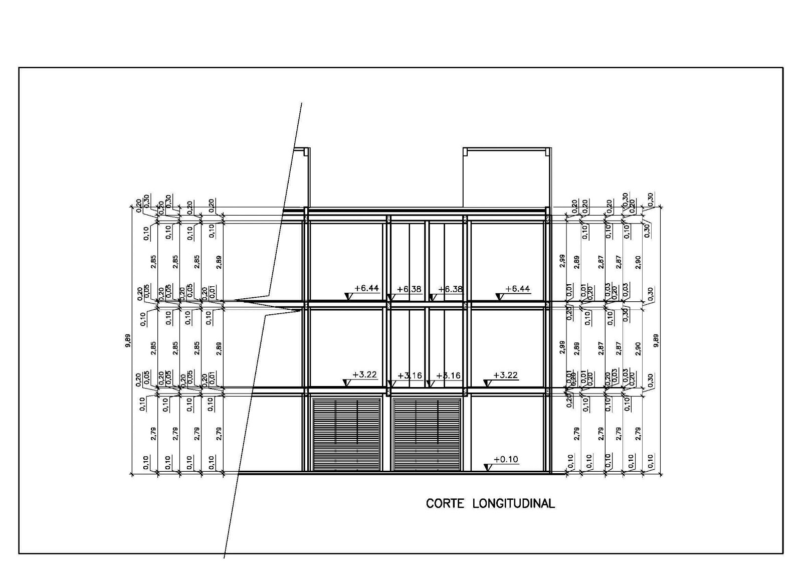 Projeto: CORTE LONGITUDINAL