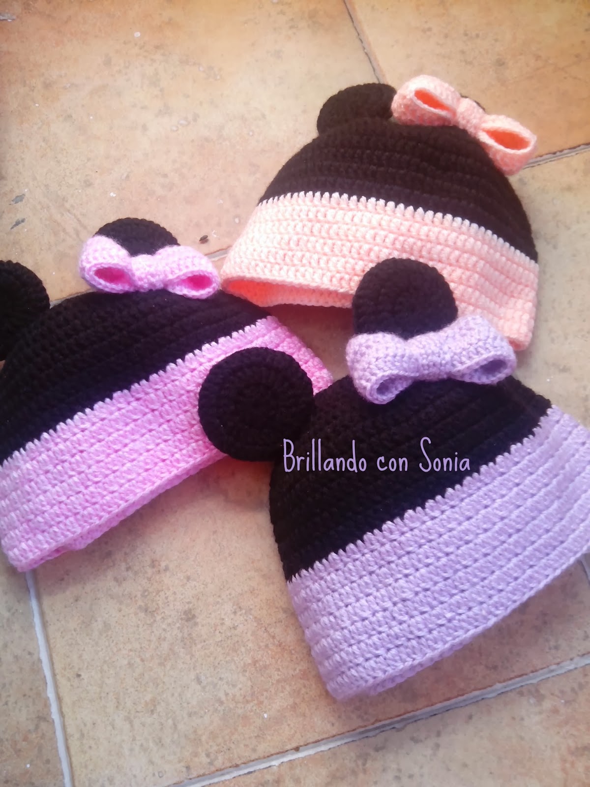 Brillando con Sonia: GORROS ANIMADOS