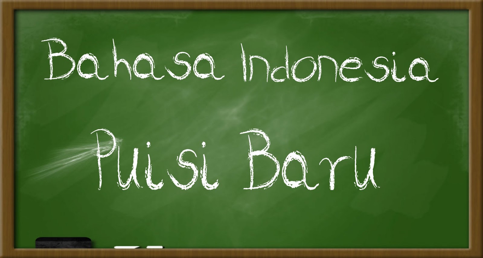 PUISI BARU/MODERN (Pengertian, Jenis berdasarkan isi dan bentuk, Ciri ...