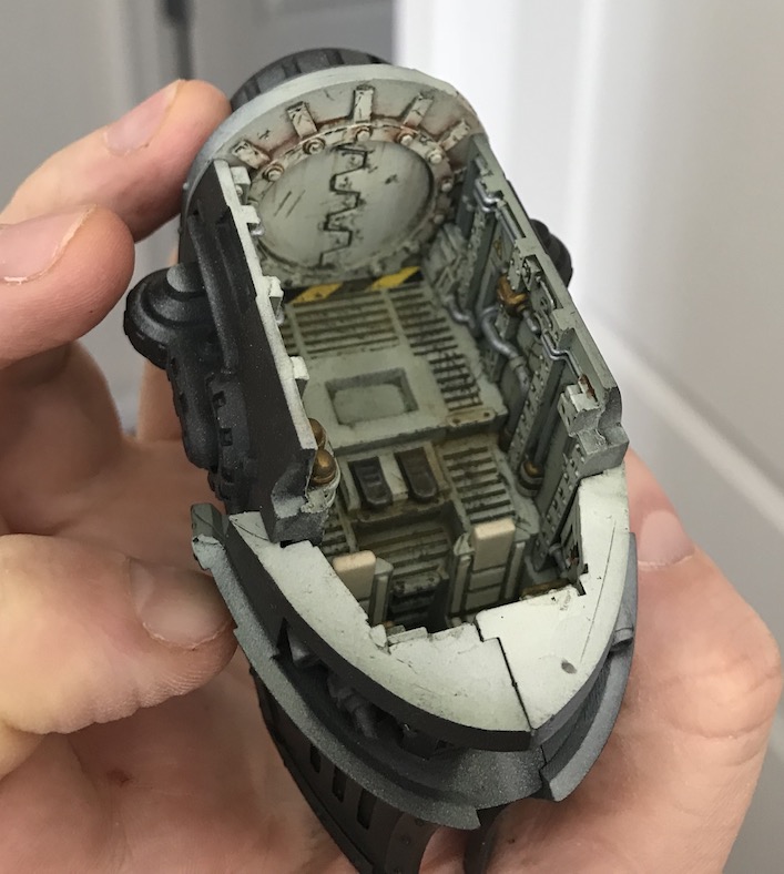 40k Hobby Blog: Warlord Titan Cockpit Ready WIP 9