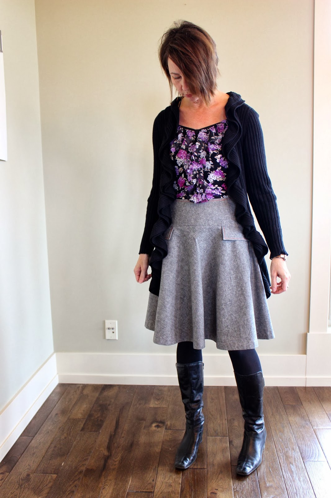 live.faith.homeschool.[sew].: [sew] skirt - Burda 7342