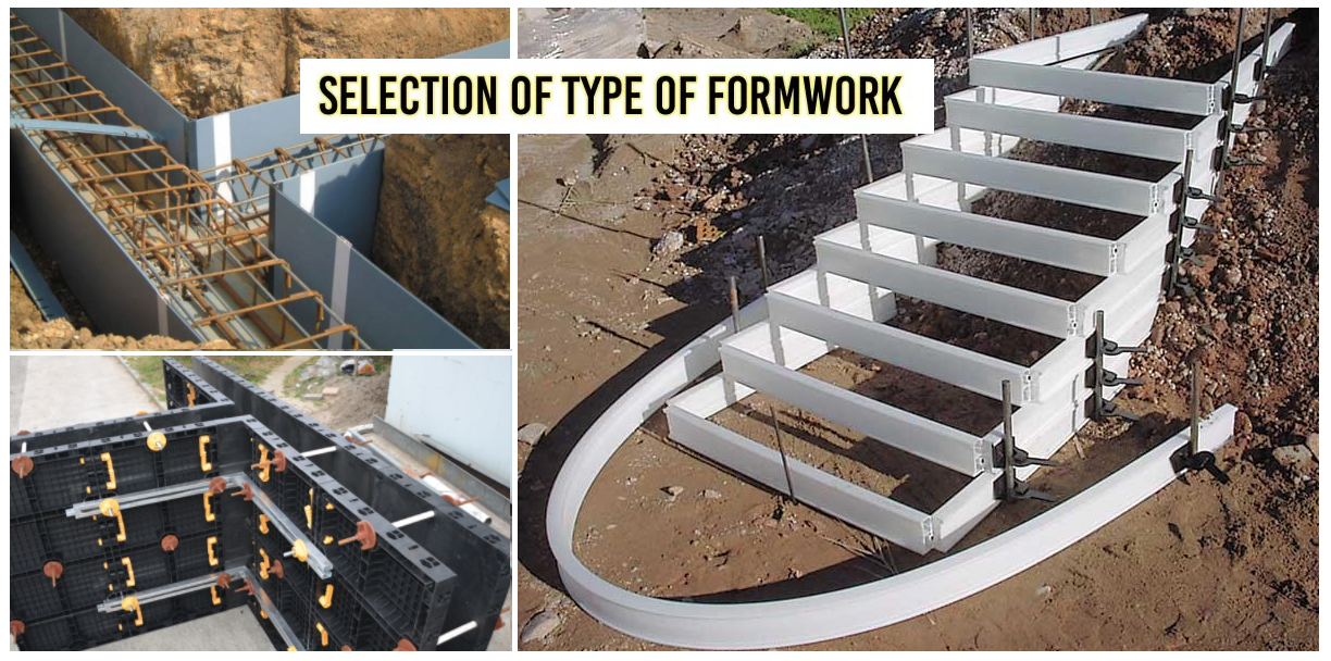 SELECTING THE TYPE OF FORMWORK - ENGINEERING UPDATES