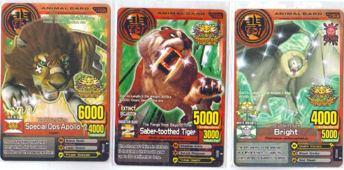 Animal Kaiser: The New Promo Cards Now avail for Tournament