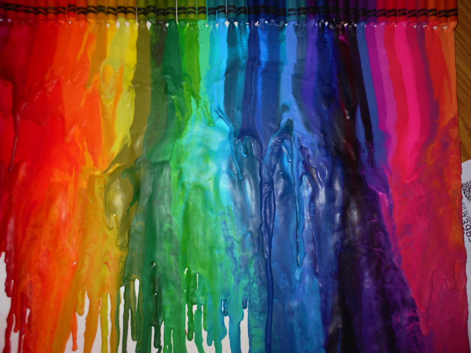 Melted Crayons Wallpaper