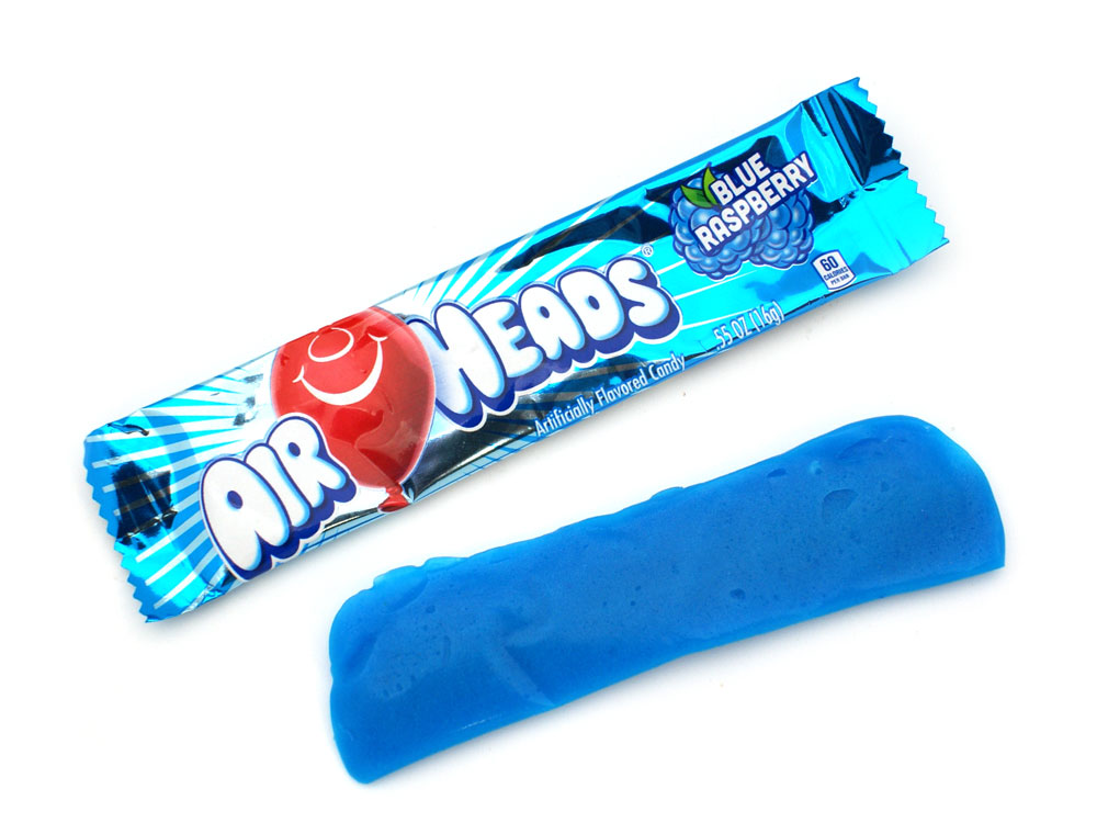 Blue raspberry Air Heads