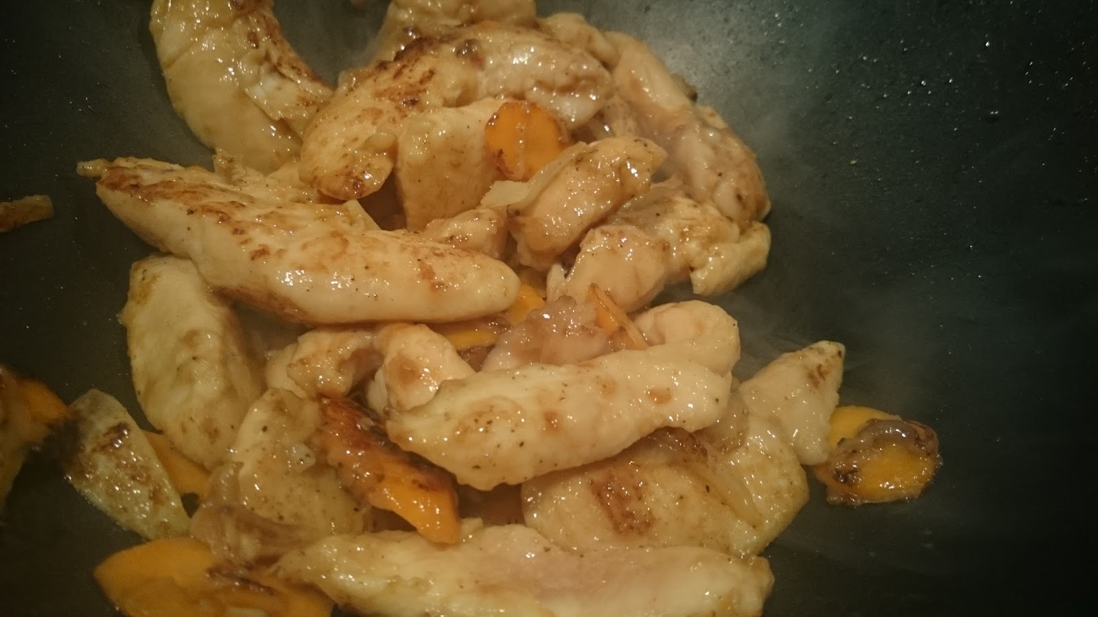 THE HITCHCOOK: POLLO CHIFLADO CON SALSA DE NARANJA PICANTE