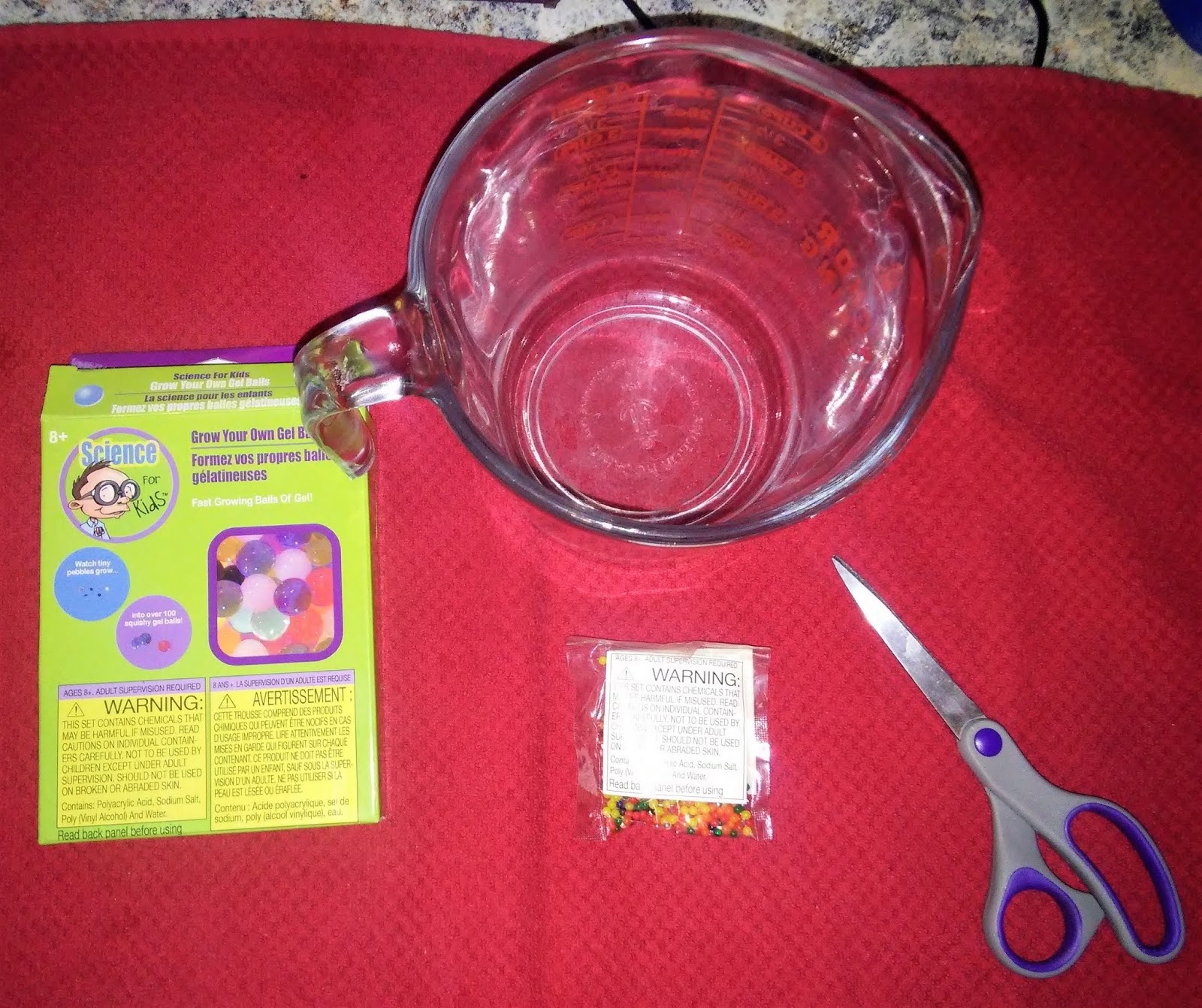 A Frugal Life Now...: Dollar Tree Science for Kids Kit Gel Ball Review