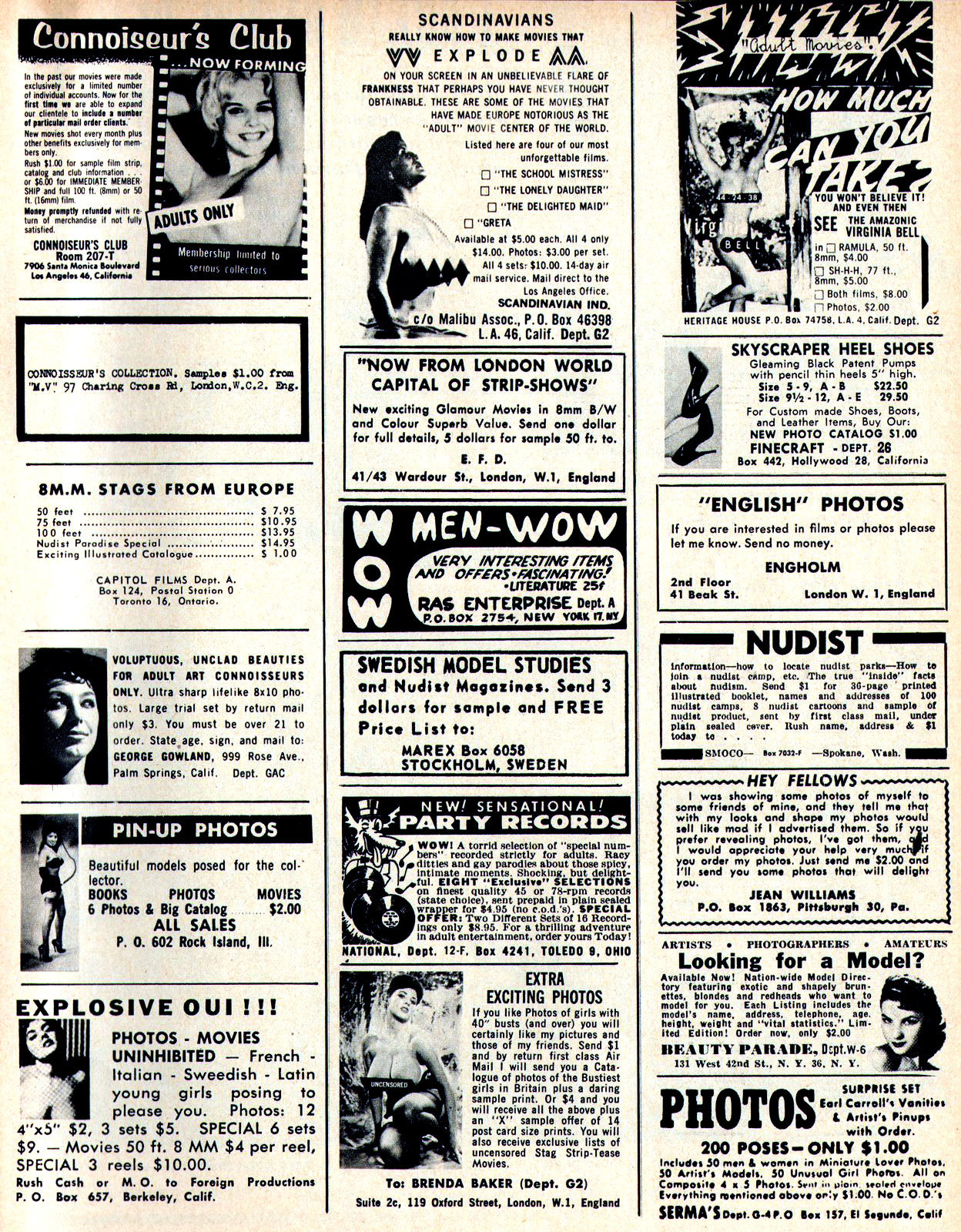 Retrospace: Vintage Men's Mags #25: Men Only Ads