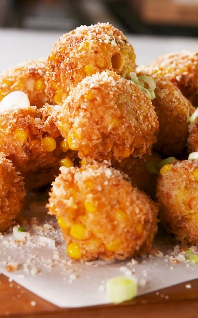 Cheesy Corn Poppers - Recipes Cottage