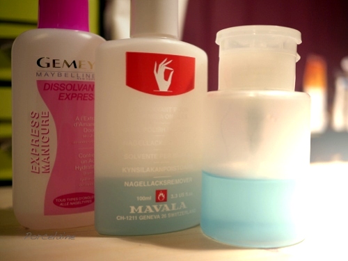 Dissolvants avec acétone, le match | Le Monde de Porcelaine