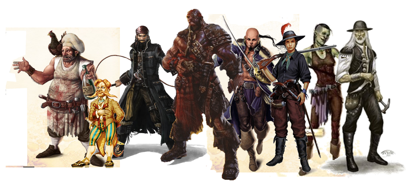 Crossbones Crew Gaming: Wormwood Crew: Officers