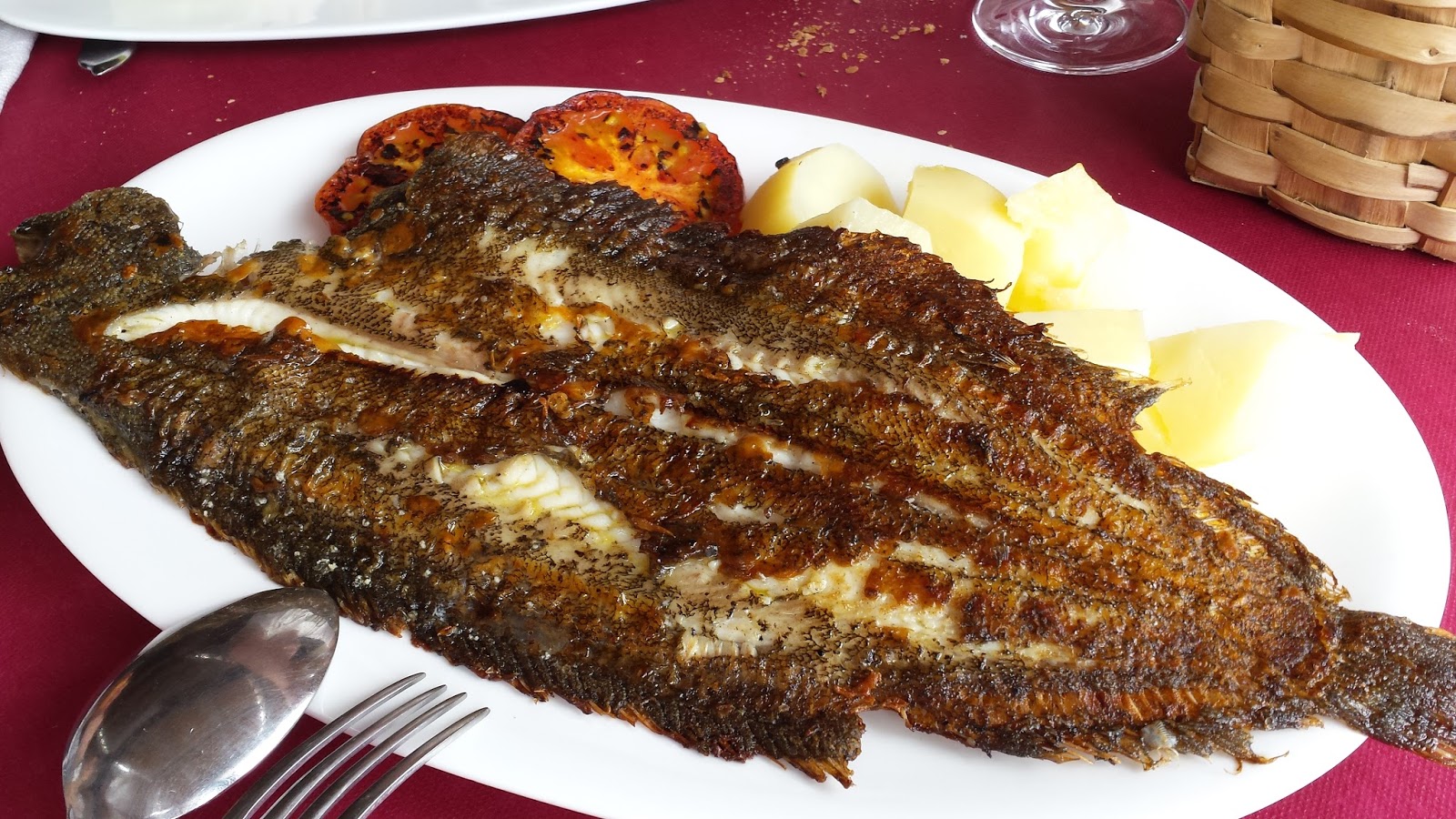 El rincón de Mundín: LENGUADO A LA PARRILLA O PLANCHA Y FRITO