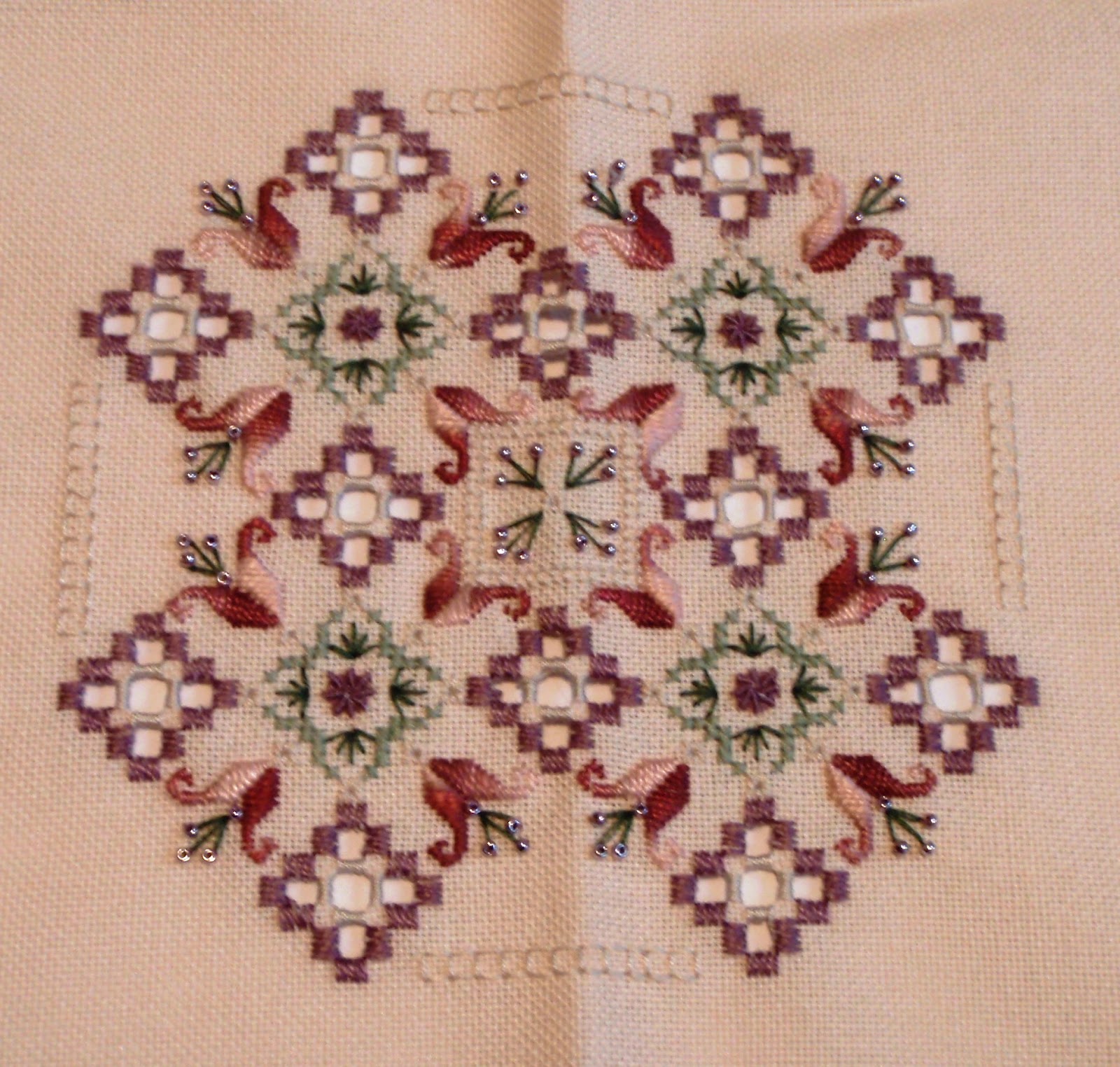 You Sew Should...: Hardanger Finish!