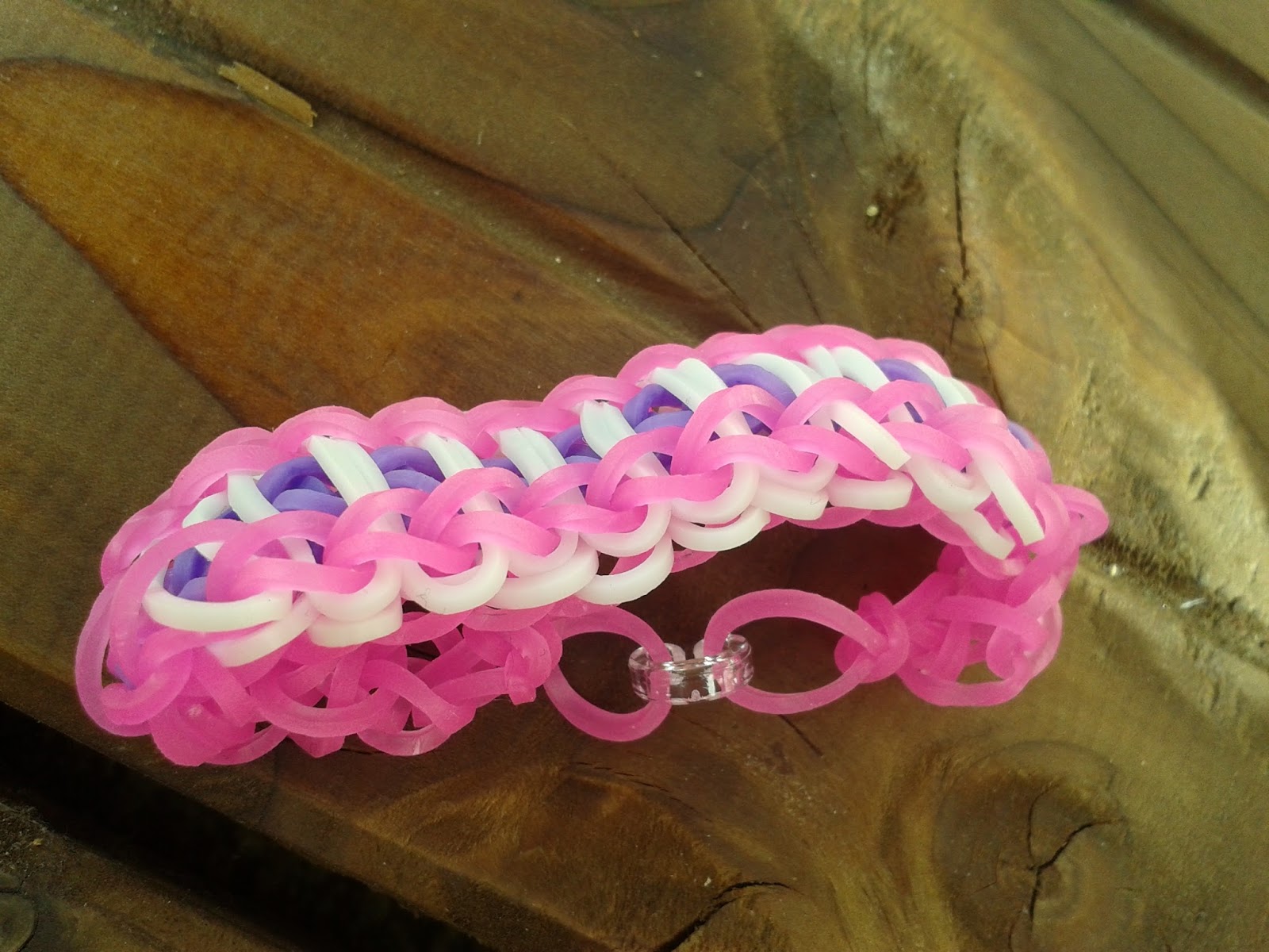mes idees de sorties sympa: Bracelet rainbow Loom double dans les tons ...