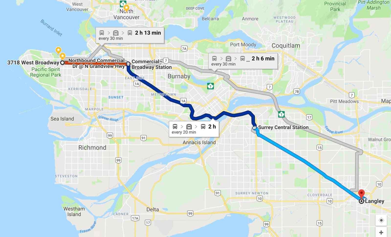UD 502 2021: How to get to Langley