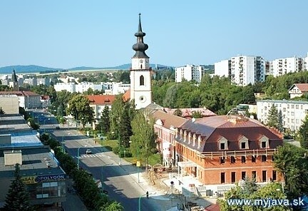 Slovensko - mestá, kraje, regióny: MYJAVA