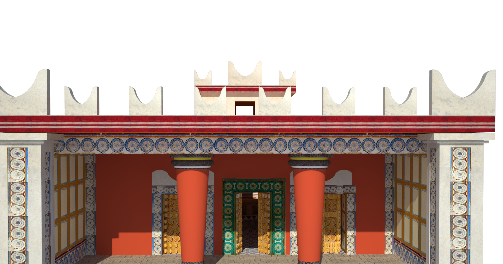 Sketch Reconstruction Architecture: Mycenae Megaron Updated