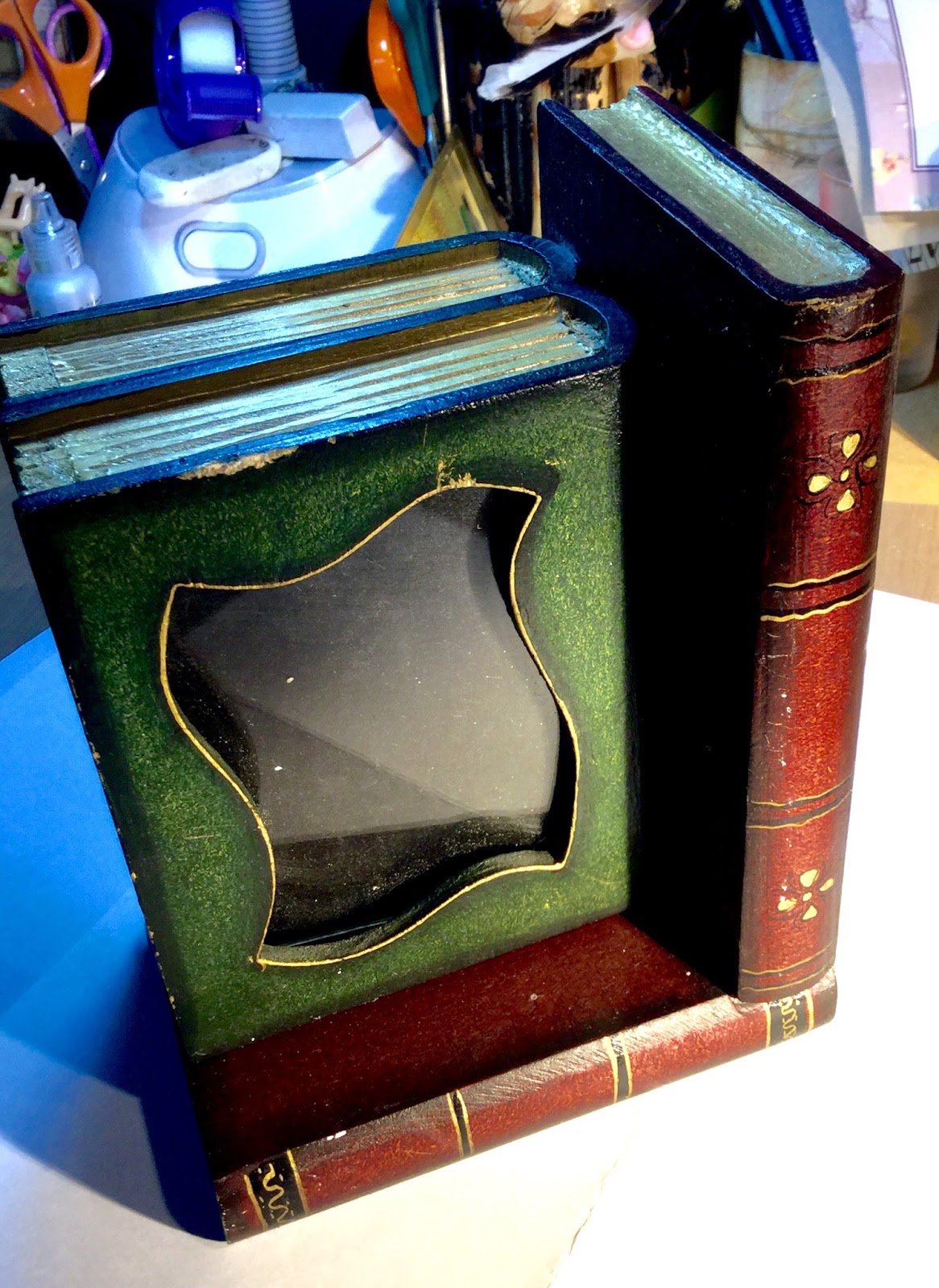 Gold Rush Gal Crafts: Hidden Compartment Stack of Books