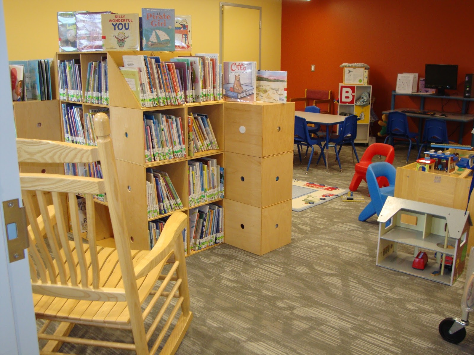 Tolland Public Library Children's Page: Preschool Reading and Play Area