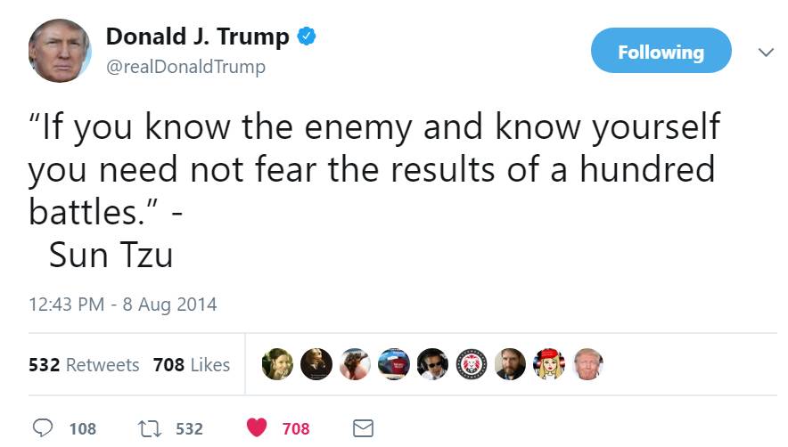 In President Trump we finally have a president who understands the art ...