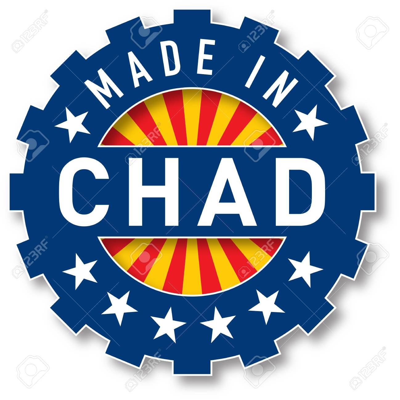 Heraldry,Art & Life: CHAD - ART with National Symbols
