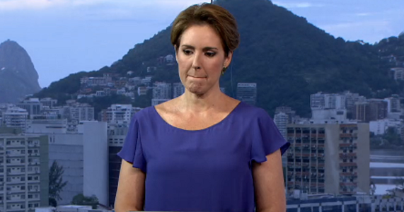 Marcos Silvério: Renata Capucci se emociona no ar