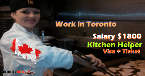Need Kitchen Helper Workers in Toronto