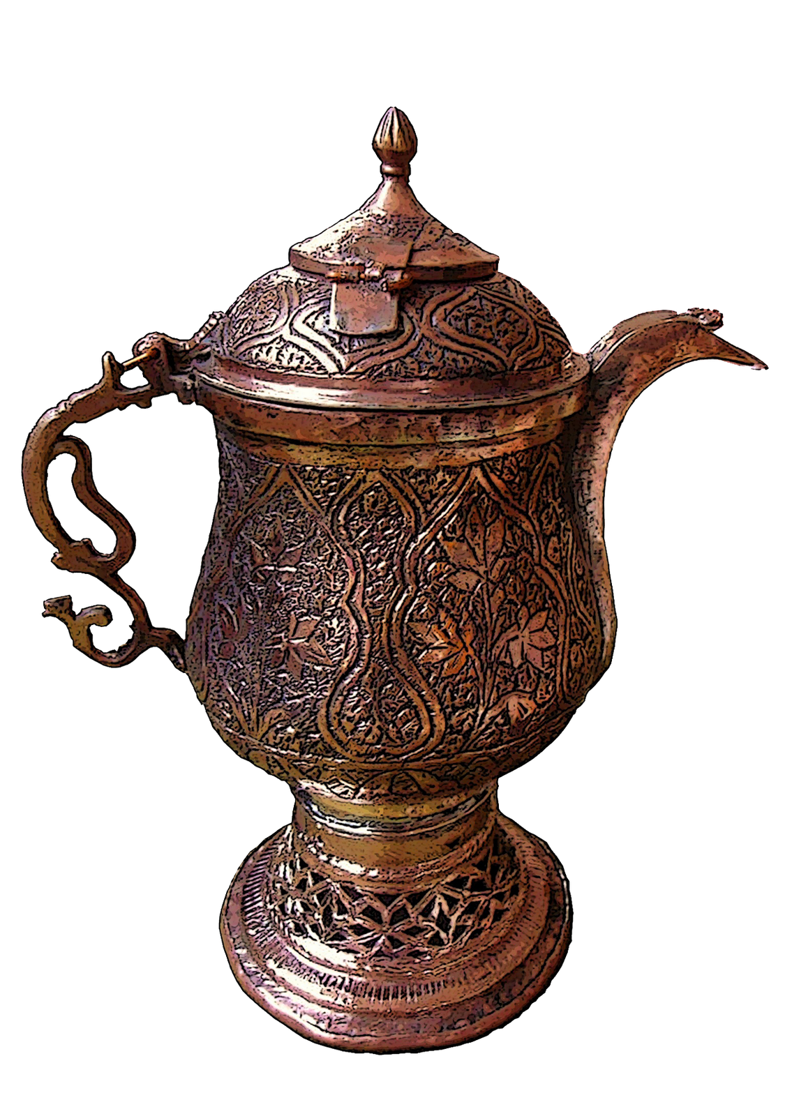 Les Bruits Tanniques: Kashmiri ethnic traditional samovar