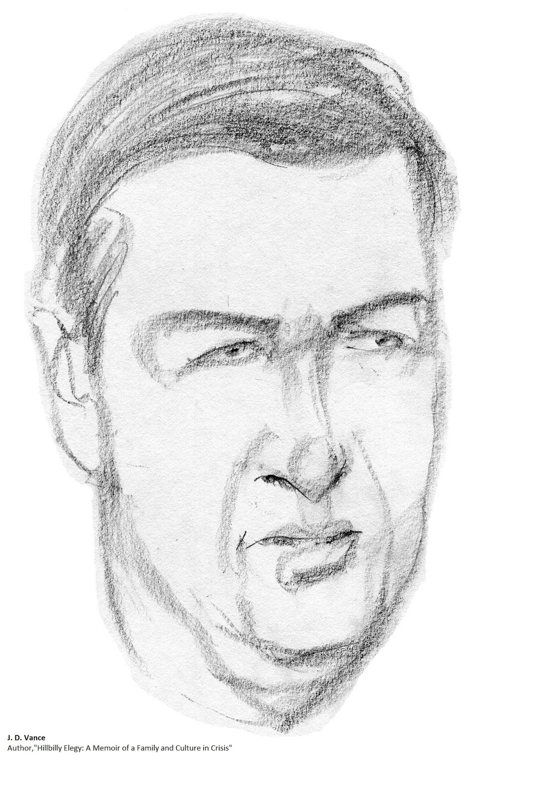 daily drawings: J. D. Vance