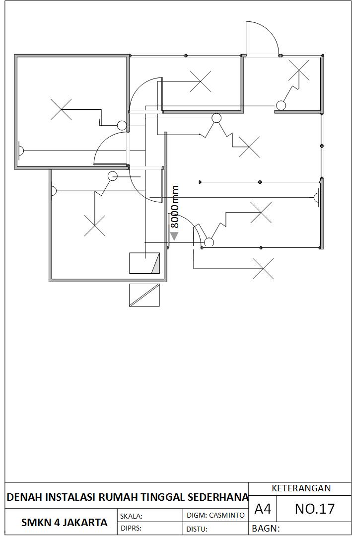 Contoh Teknik Instalasi Rumah Tinggal - TEKNIK INSTALASI TENAGA LISTRIK