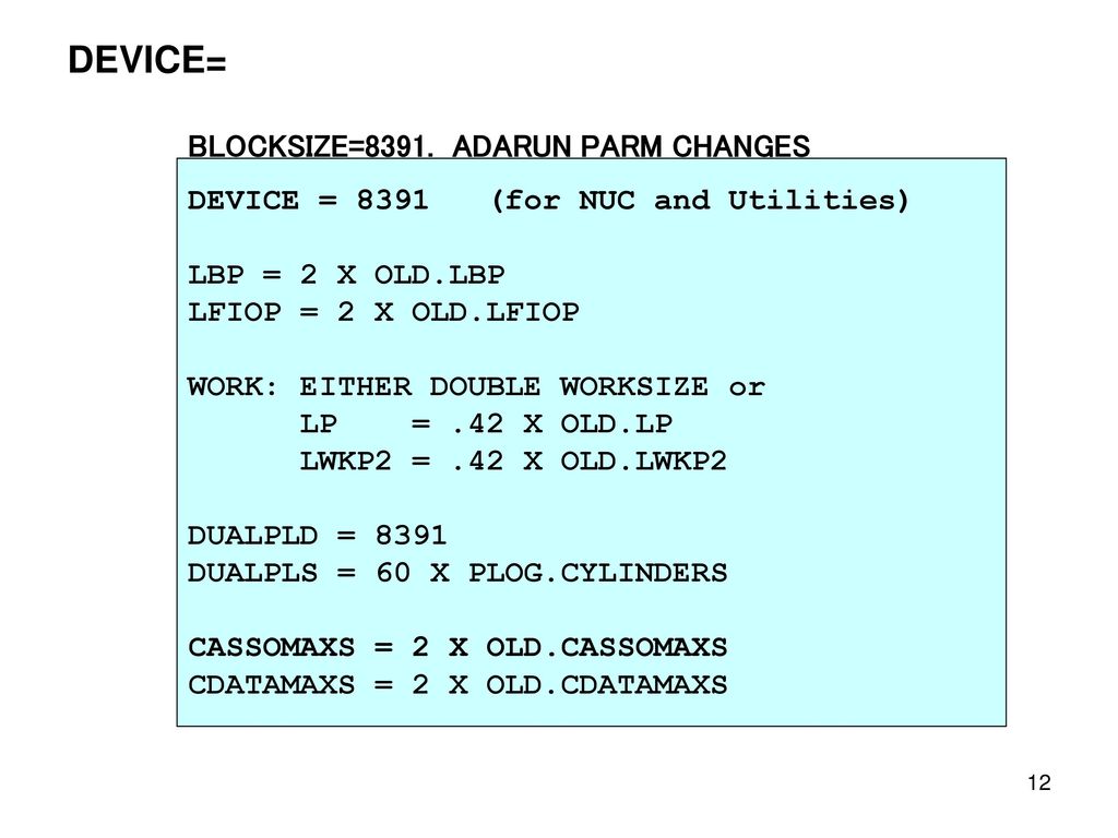 Parametro ADARUN Adabas ~ Adabas Mainframe