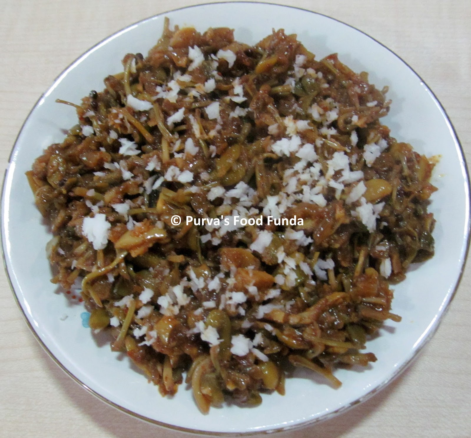 Food Funda: Valachya Ropachi Bhaji ~ Tender plants of Val Beans Stirfry