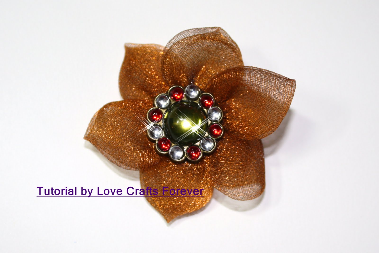 LOVE CRAFTS FOREVER: Tutorial How to make a Flower