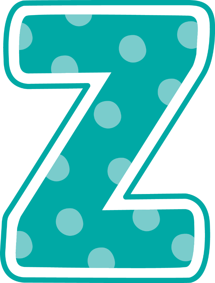 Abecedario de Colores con Lunares. Colored Alphabet with Polca Dots ...