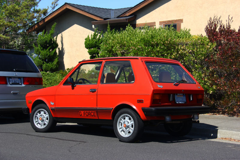 California Streets: Foster City Street Sighting - 1987 Yugo GV