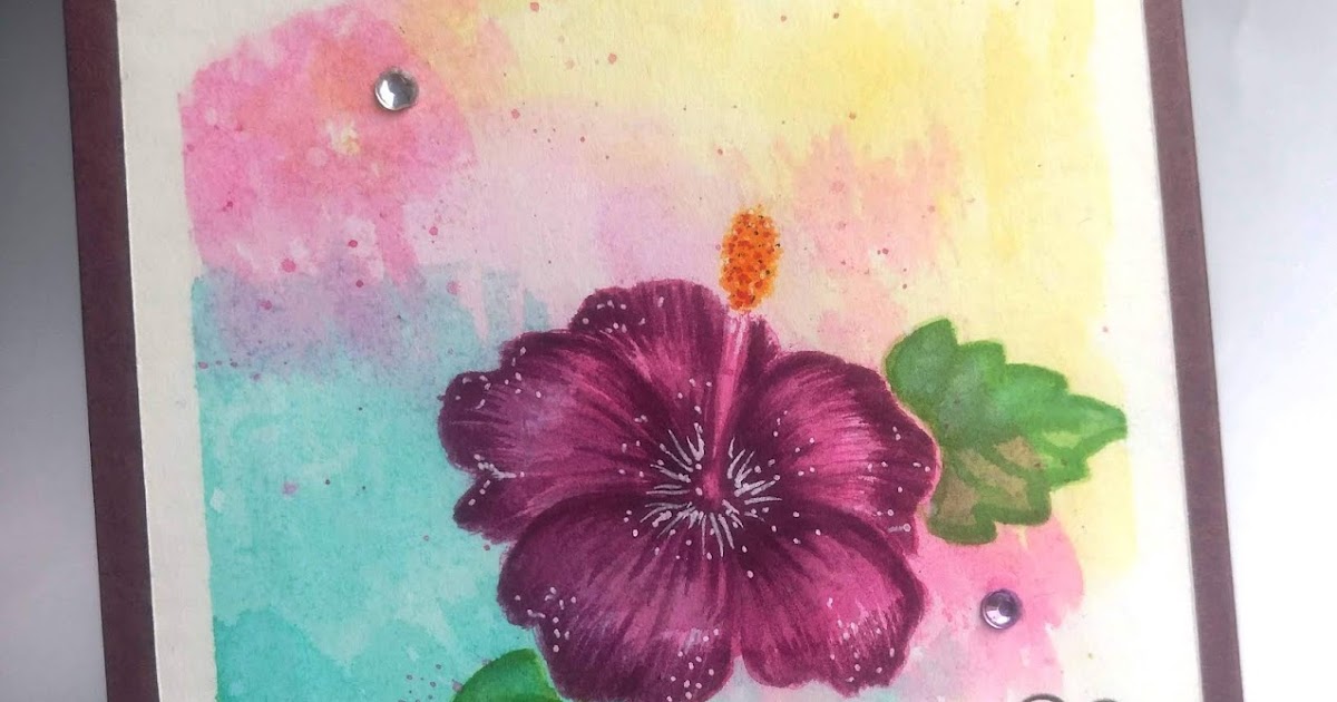 Stir Your Creativity: Watercolor Hibiscus