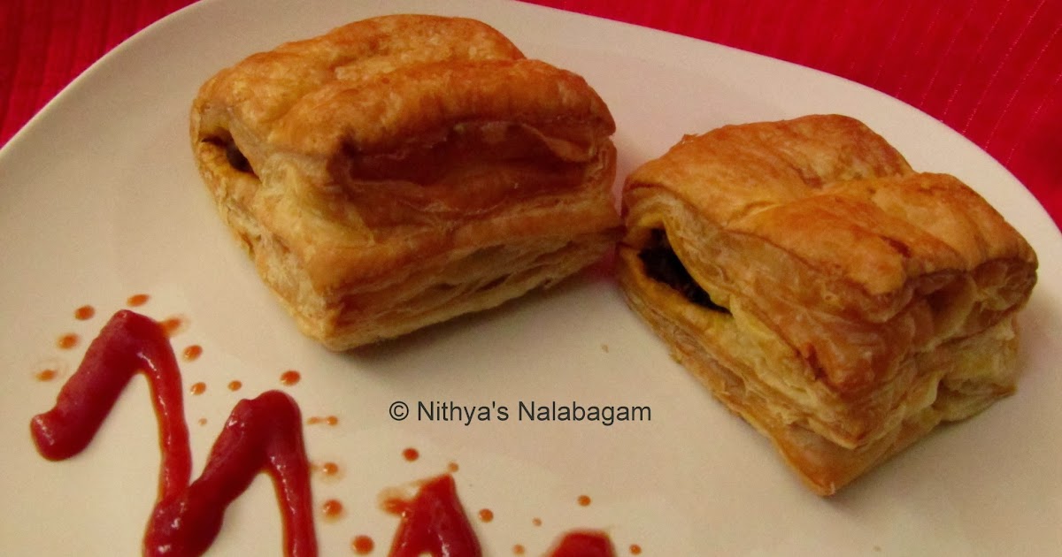 Vegetable Puff | Step by step pictures |Nithya's Nalabagam