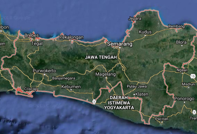 5 Gambar Peta Jawa Tengah Terbaru Lengkap