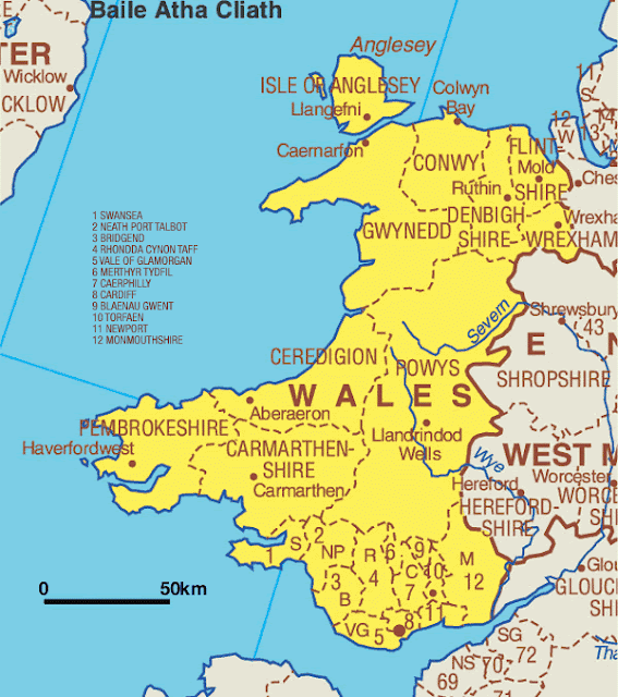 MAPS OF WALES